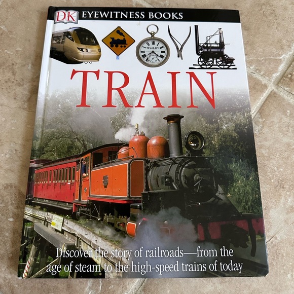 DK Publishing | Other | Dk Publishing Train Hardcover Book | Poshmark